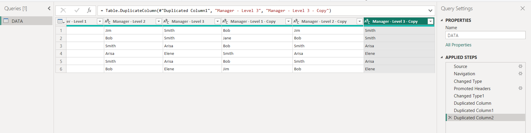 Solved: Duplicate Manager Names at Different Levels - Microsoft Fabric ...