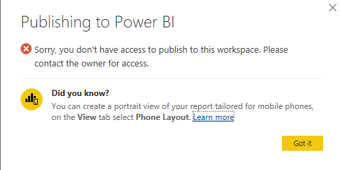 Cannot Publish to power bi service - Microsoft Fabric Community