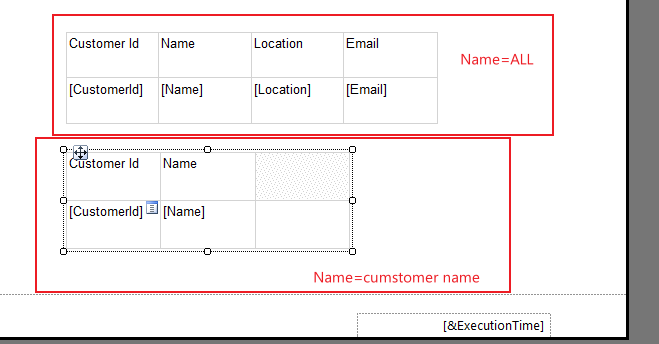 Solved: What is the method to display two distinct report ...