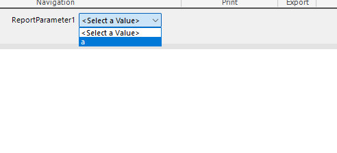 Power BI Services Paginated report drop down list ... - Microsoft ...