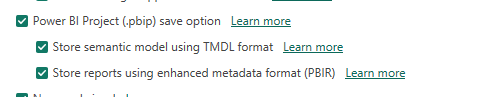 Solved: Power BI Project Files when saved copy as PBIX don ...