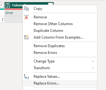 Solved: Power Query - How to ignore column with invalid fi ...