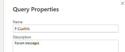 Solved: How return a list of query names and descriptions - Microsoft ...