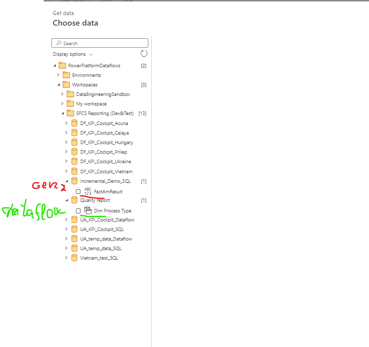Solved: Get data connected to dataflow gen 2 source - Microsoft Fabric ...