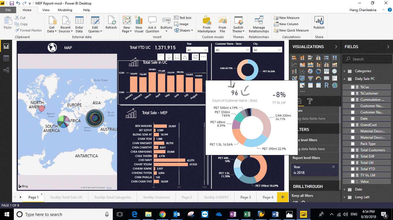 Solved: !!Need Help , Tooltips On TM Vs. TM shown 0.00% - Microsoft ...