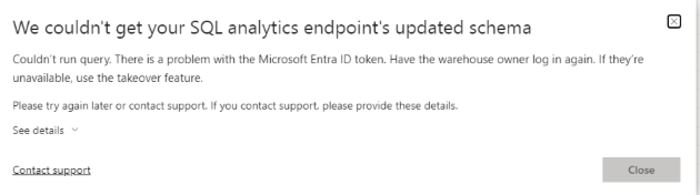 Sql Endpoint Of A Lakehouse Not Working Even After Microsoft