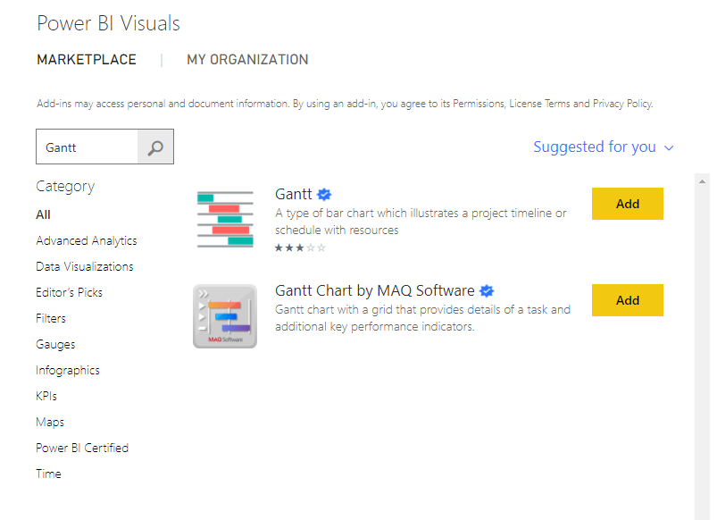 Solved: Alternative visual for Gantt chart - Microsoft Fabric Community