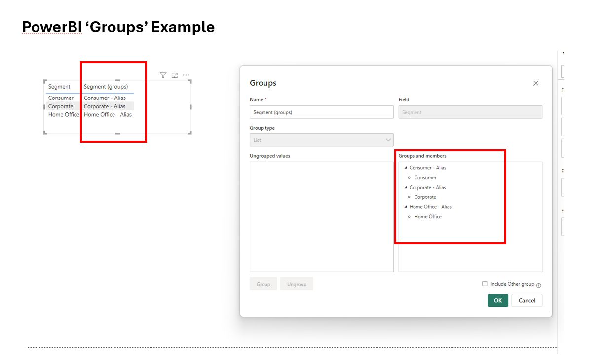 How do I 'Alias' Field Values in PowerBI? - Microsoft Fabric Community