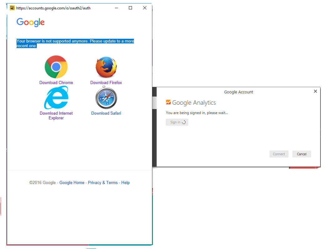 Solved: Organizational Login - Your browser is not support ...