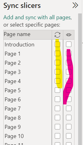 Slicers sync/unsync - Microsoft Fabric Community