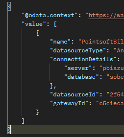 Solved: PBI API - Retrieve the dataset ID of a paginated r ...