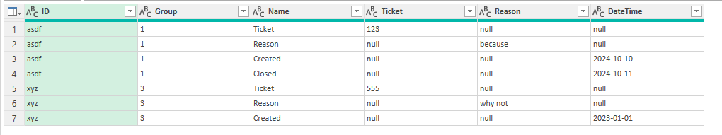 Solved: Combine values from multiple rows - Microsoft Fabric Community