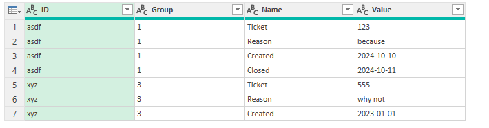Solved: Combine values from multiple rows - Microsoft Fabric Community