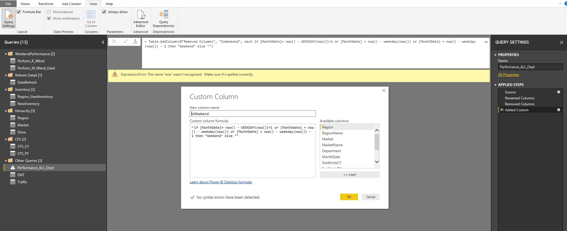 Solved: Syntax Conflict between Advanced Editor and Custom... - Page 2 ...