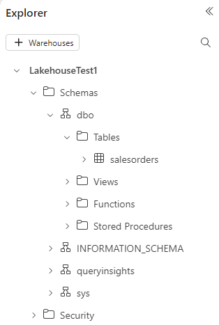 Microsoft Fabric Lakehouse Schema not visible in P... - Microsoft ...