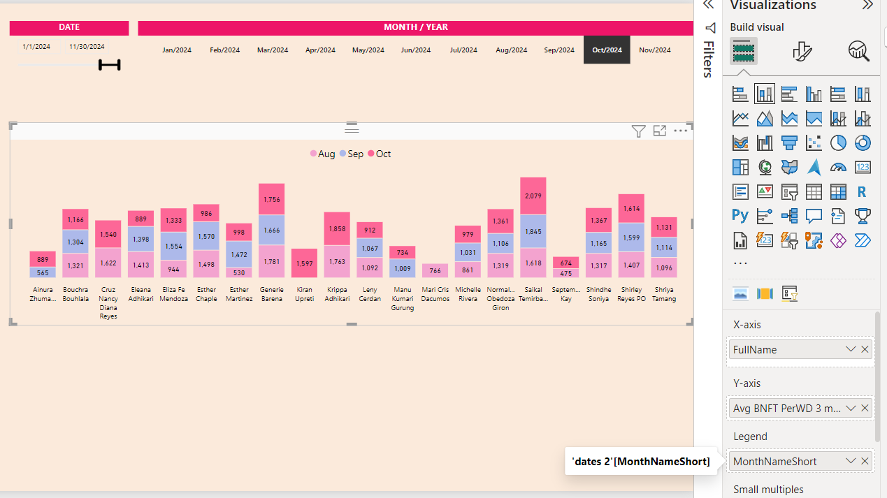 Re: Stacked column chart to show only 3 colors - Microsoft Fabric Community