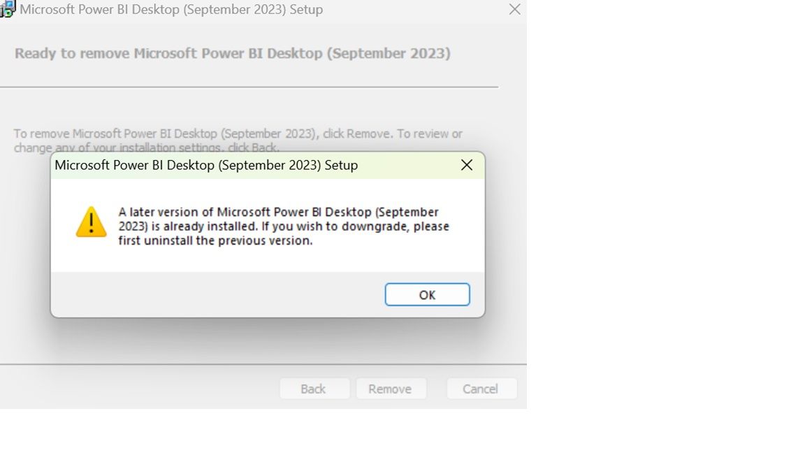 Re-install an older version of Power BI Desktop - Microsoft Fabric ...