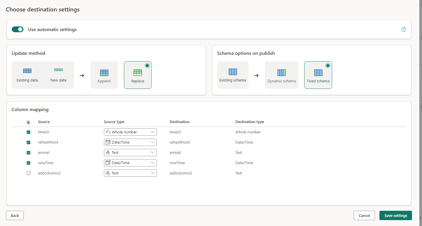 Gen2 Dataflow & Datalake Schemas Issue - Microsoft Fabric Community