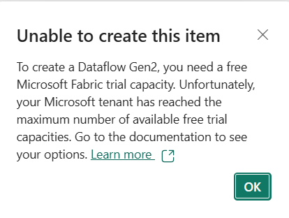 Solved: Fabric free trial activation issue - Microsoft Fabric Community