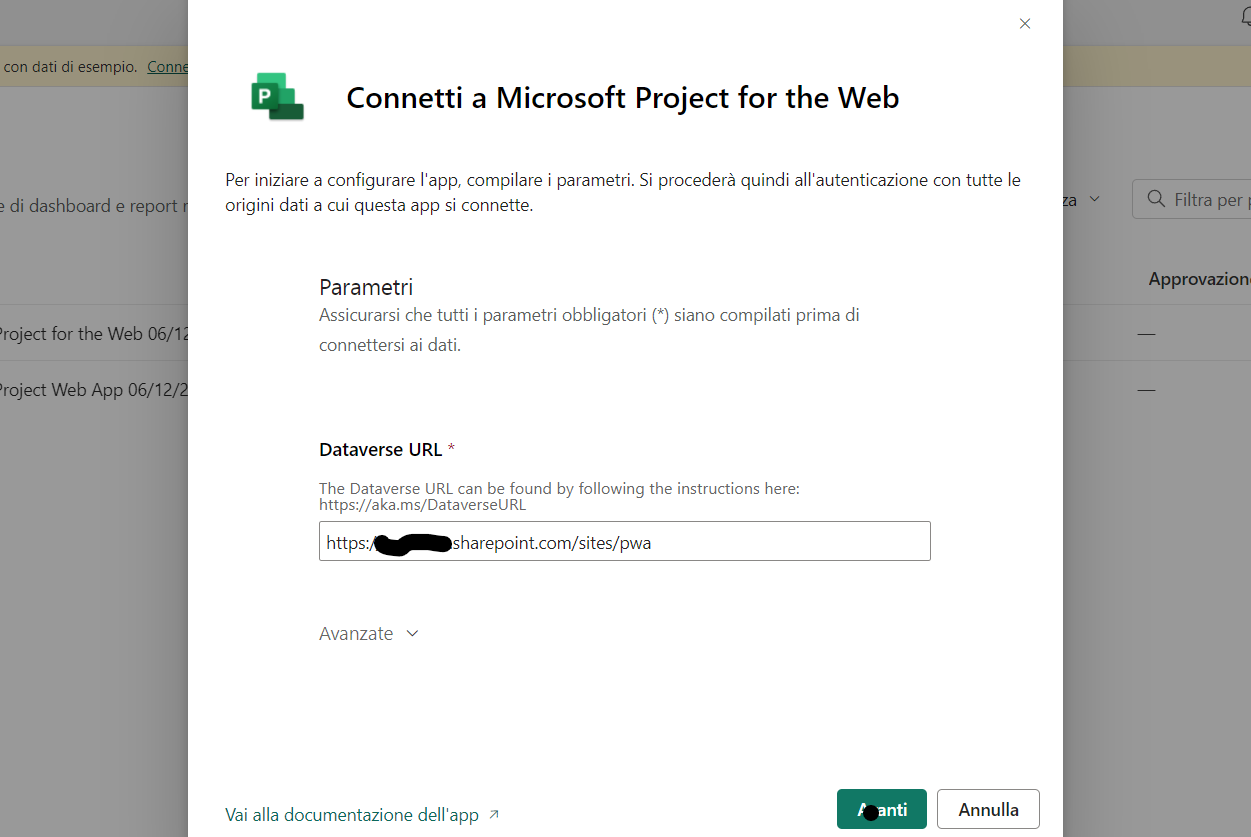 Conect Power BI to Microsoft Project. - Microsoft Fabric Community