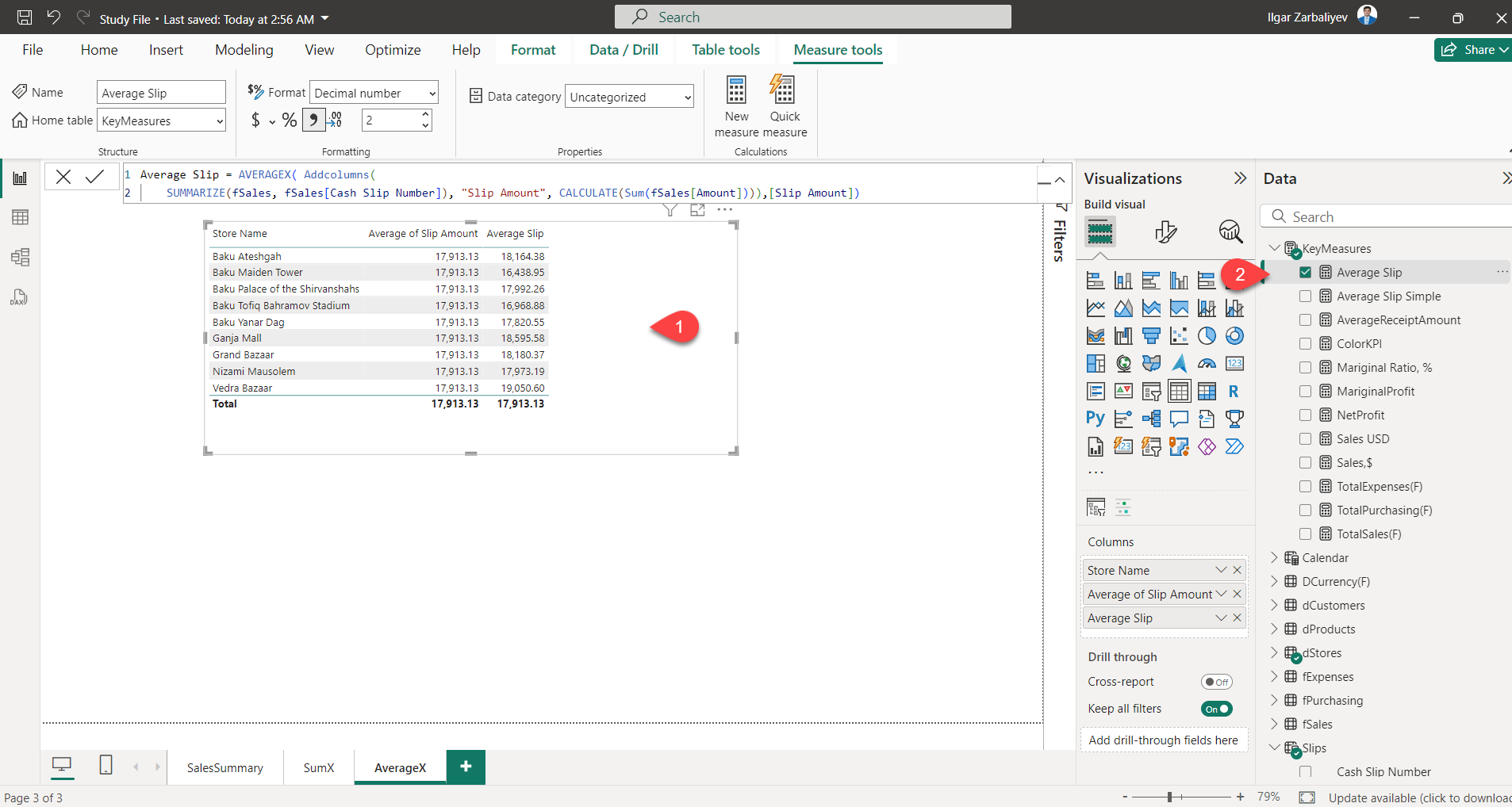 Working with X-Functions in DAX (SUMX, AVERAGEX, e... - Microsoft ...