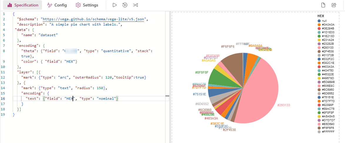 Solved: Deneb Pie chart with hexa color from dataset - Microsoft Fabric ...