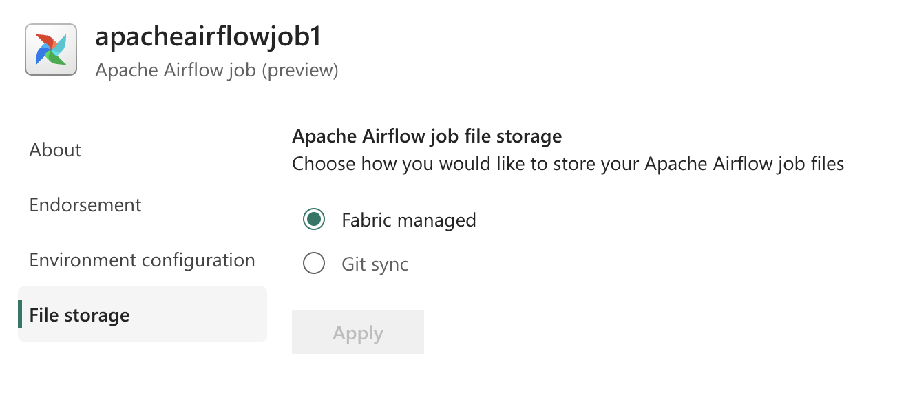 Failed to save Apache Airflow job file(s) - Microsoft Fabric Community