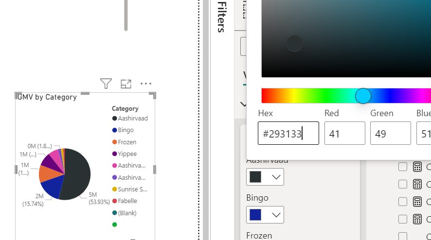 Solved: Deneb Pie chart with hexa color from dataset - Microsoft Fabric ...