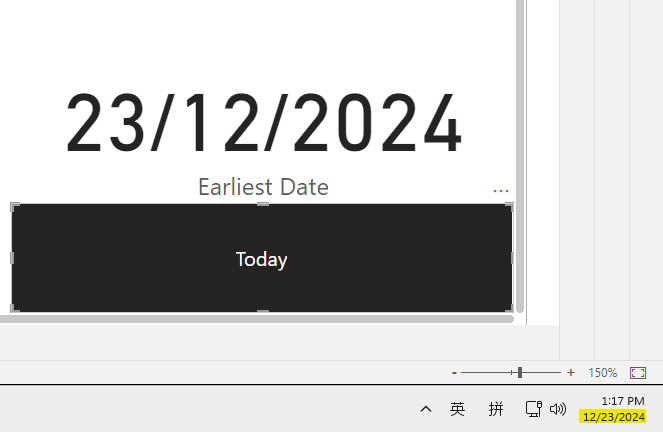 How to select Today's date in slicer via a button? - Microsoft Fabric ...