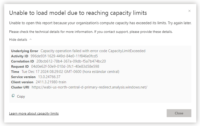 Power BI -- "Failed to save modifications to the s... - Microsoft ...