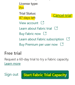 Re: Unable to start a free Fabric trial capacity f... - Microsoft Fabric Community
