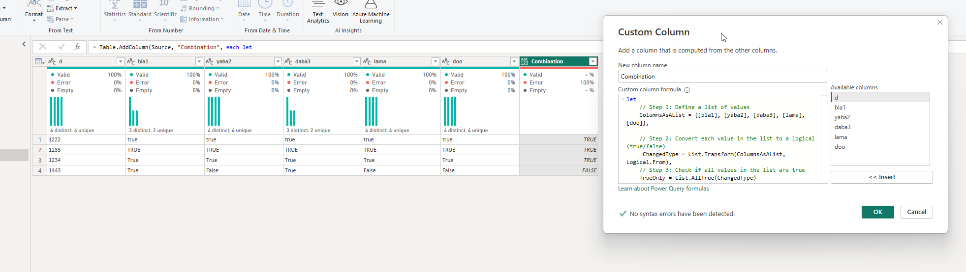 Case insensitive table.findtext across multiple co... - Microsoft ...