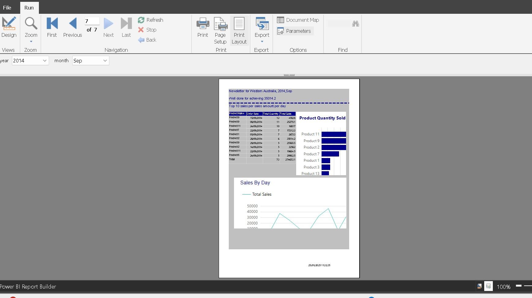 Power bi report builder print screen - Microsoft Fabric Community