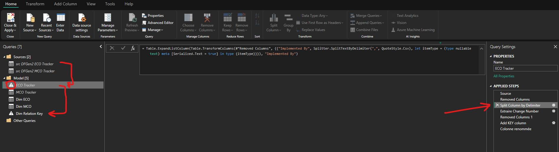 Power Query Warning sign but loading in Model OK - Microsoft Fabric ...