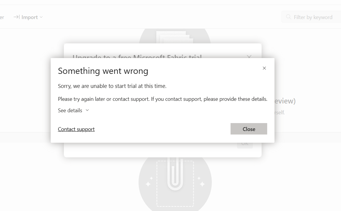 Solved: I cant Activate my 60-day free Fabric trial capaci ...