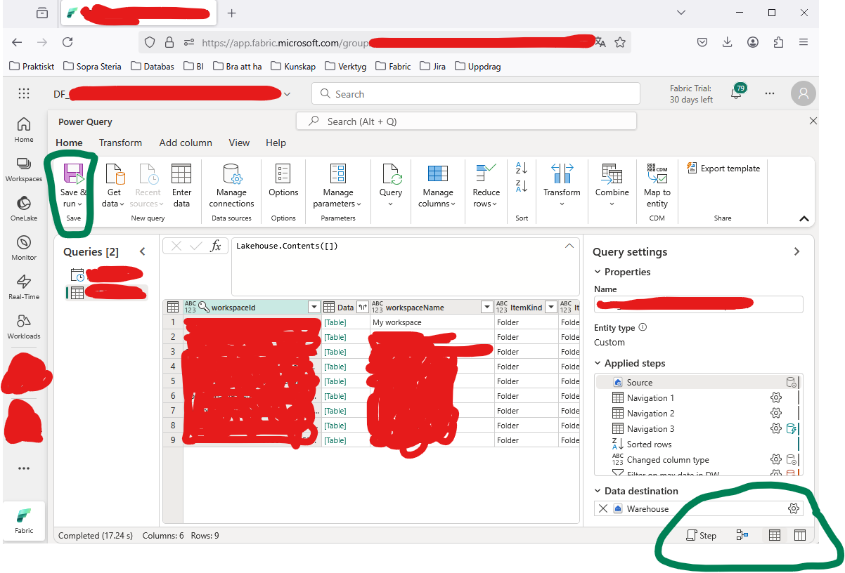 Issue: dataflow gen2 created in subfolder or with ... - Microsoft Fabric Community