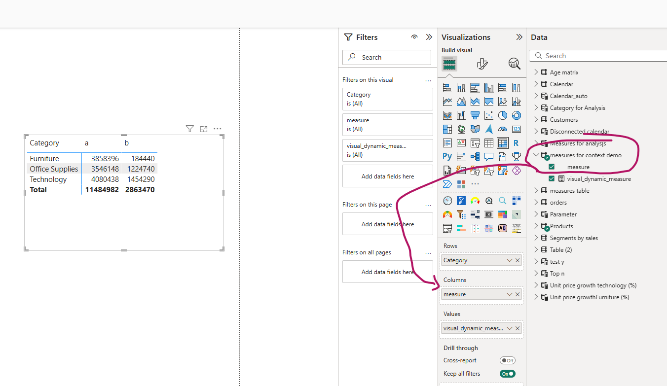 Solved: Connect table chart and line chart - Microsoft Fabric Community