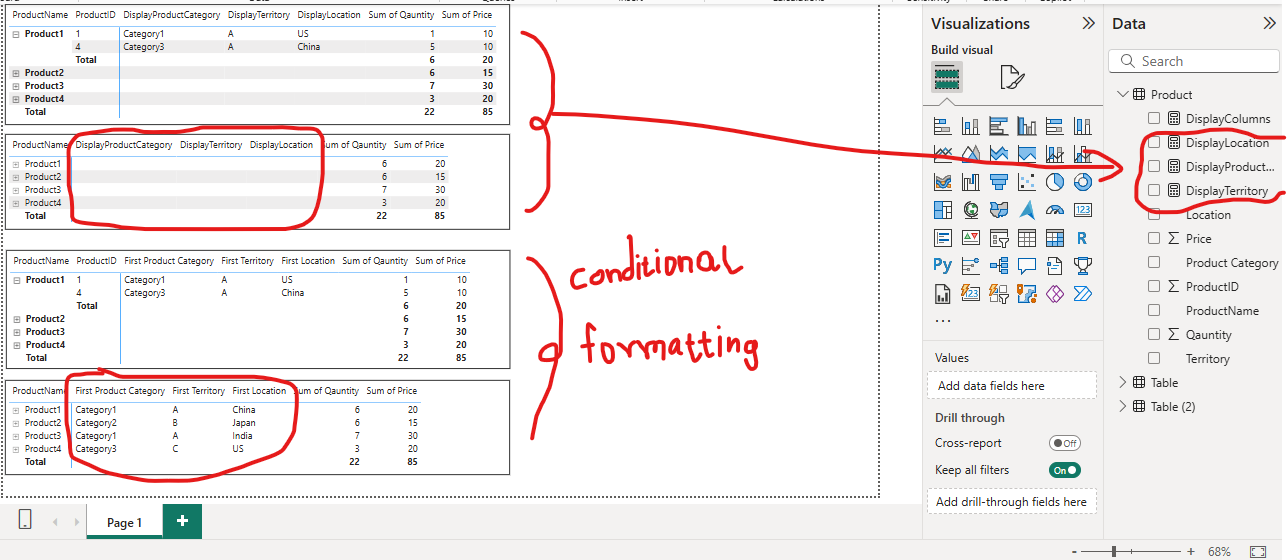 Solved: How hide multiple text fields used into the value ...