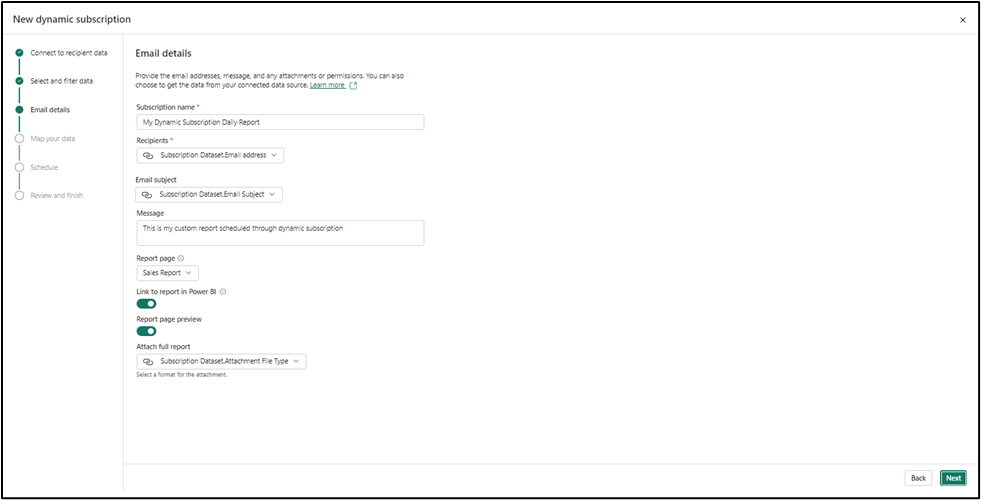 Dynamic Subscriptions - Microsoft Fabric Community