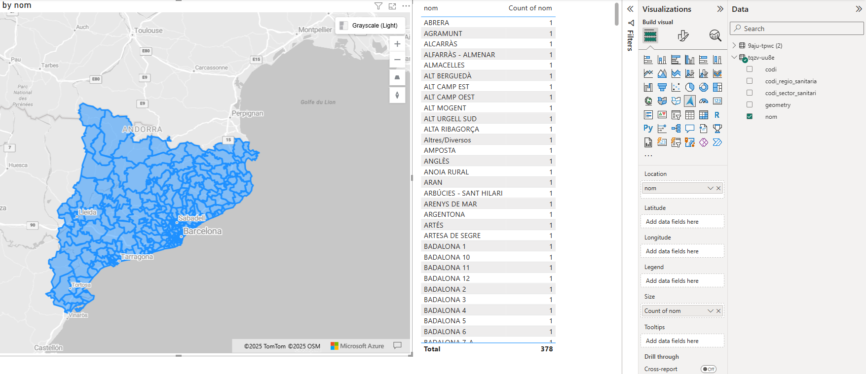 Solved: Map card in azure map - Microsoft Fabric Community