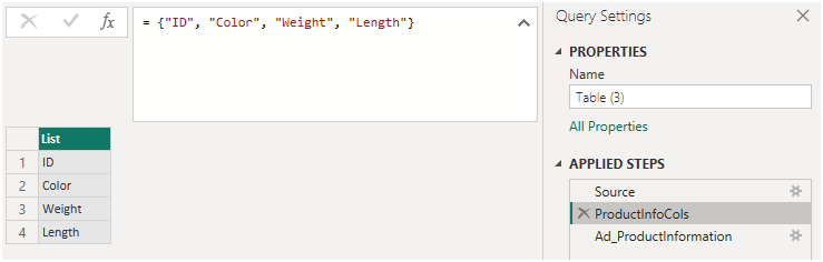 Solved: Combining header names and values for all rows int ...