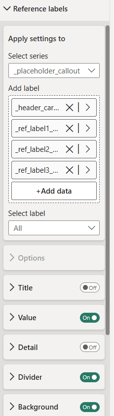 Reduce space between Callout values and Reference ... - Microsoft ...