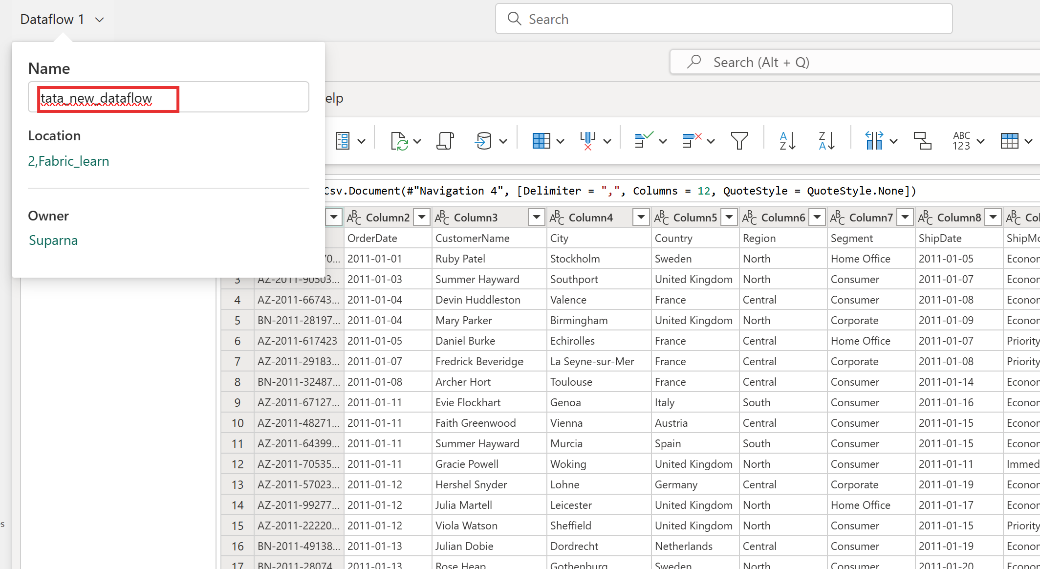 Solved: Rename a Dataflow Gen 2 - Microsoft Fabric Community