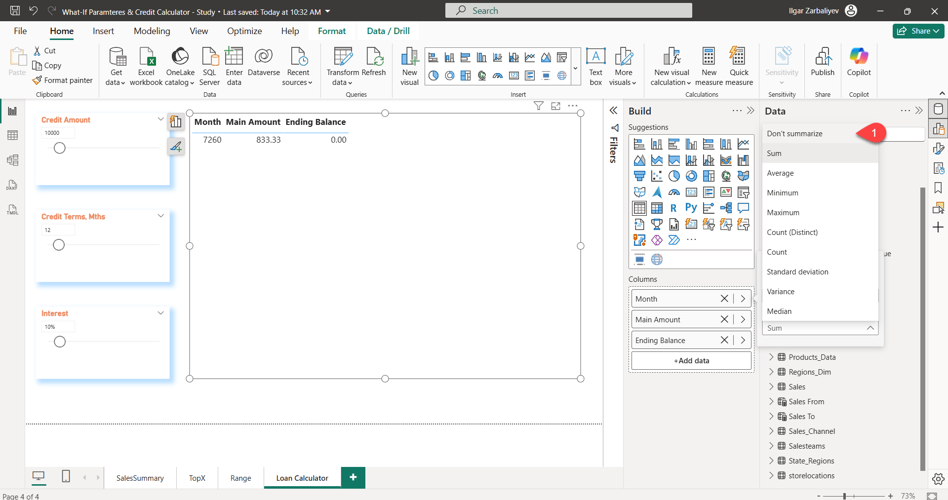 Build a Dynamic Loan Calculator in Power BI with W... - Microsoft ...