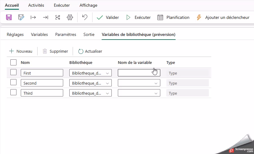 Variable Library - Not able to select in drop-down... - Microsoft ...