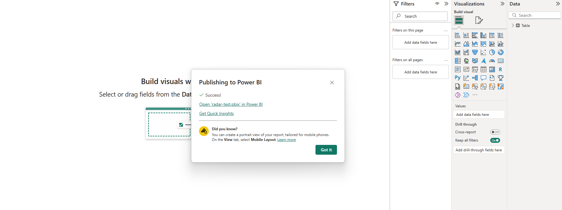Solved: Can't publish reports with additional visuals, eve ...