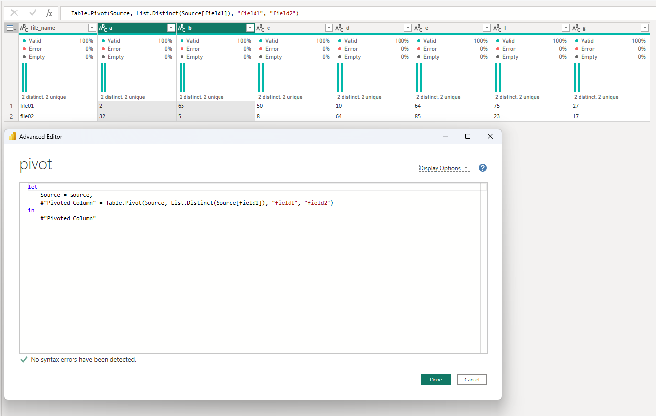 Solved: Conversion of Columns into Rows with Group by Func ...