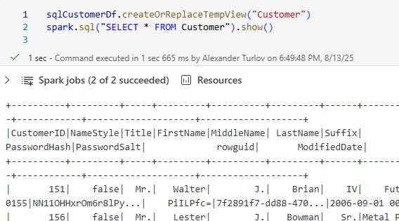 Solved: Querying a Fabric SQL Database from a Notebook - Microsoft Fabric Community