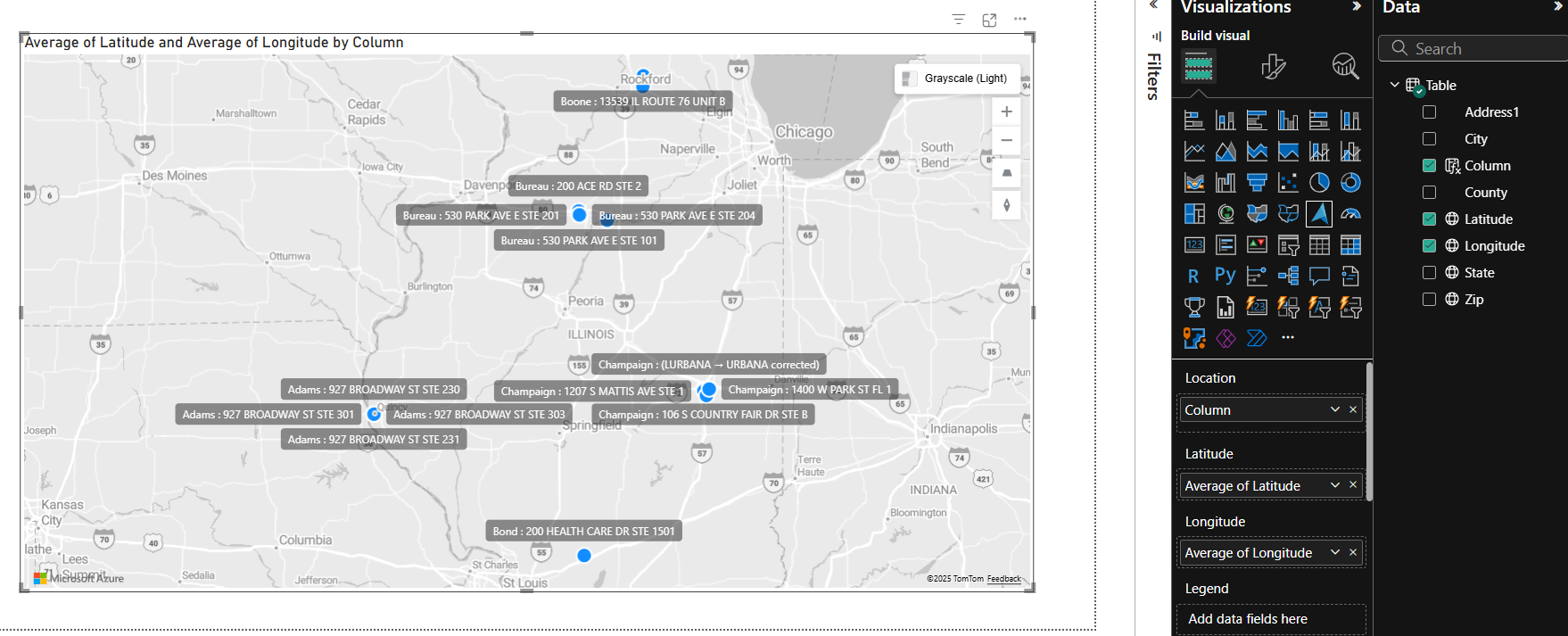 Solved: Displaying labels on an Azure Map visual in Power ...