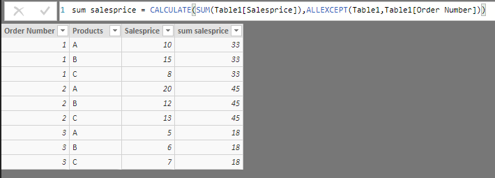 Salesprices within the same table. Combine to 1 or... - Microsoft Fabric Community